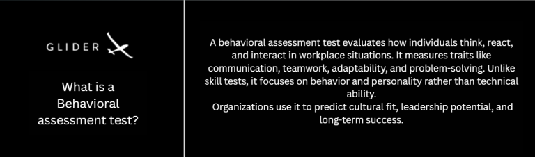 Behavioral Assessment Test for Hiring Team | Glider AI