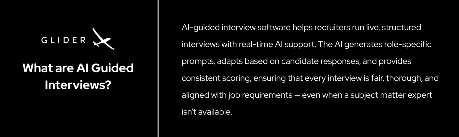 AI Guided Interviews | Glider AI